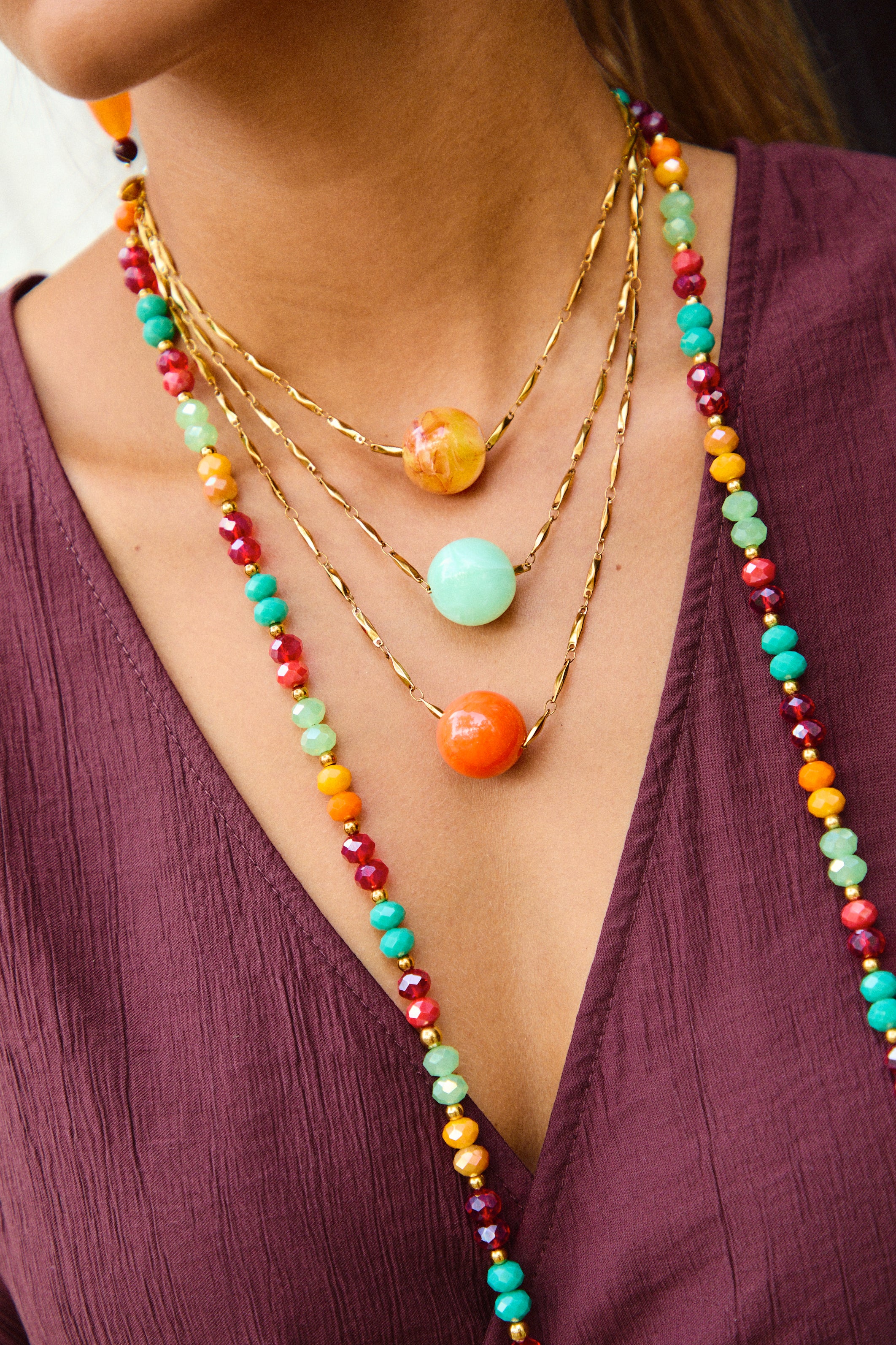 Collar Canicas – Ane & Grace - Joyas que crean momentos inolvidables